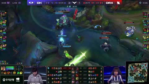 DK完全主宰局勢！DRX全場零龍零塔僅得一顆人頭！DK 1:0 DRX